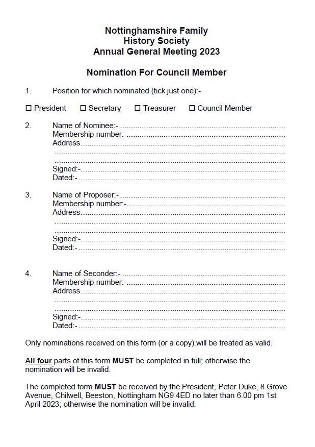 Nomination_Form_2023 | Nottinghamshire Family History Society